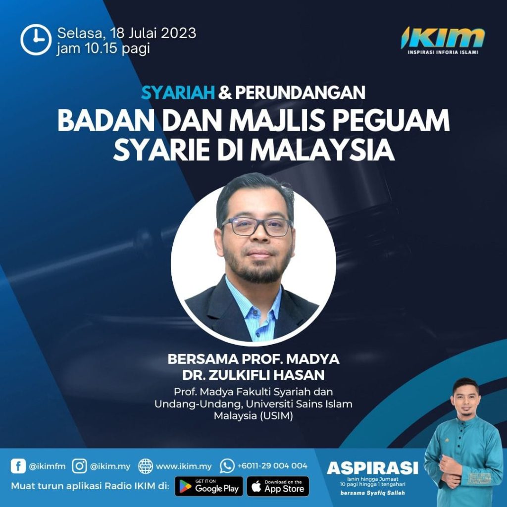 Badan dan Majlis Peguam Syarie Malaysia – zulkiflihasan.com